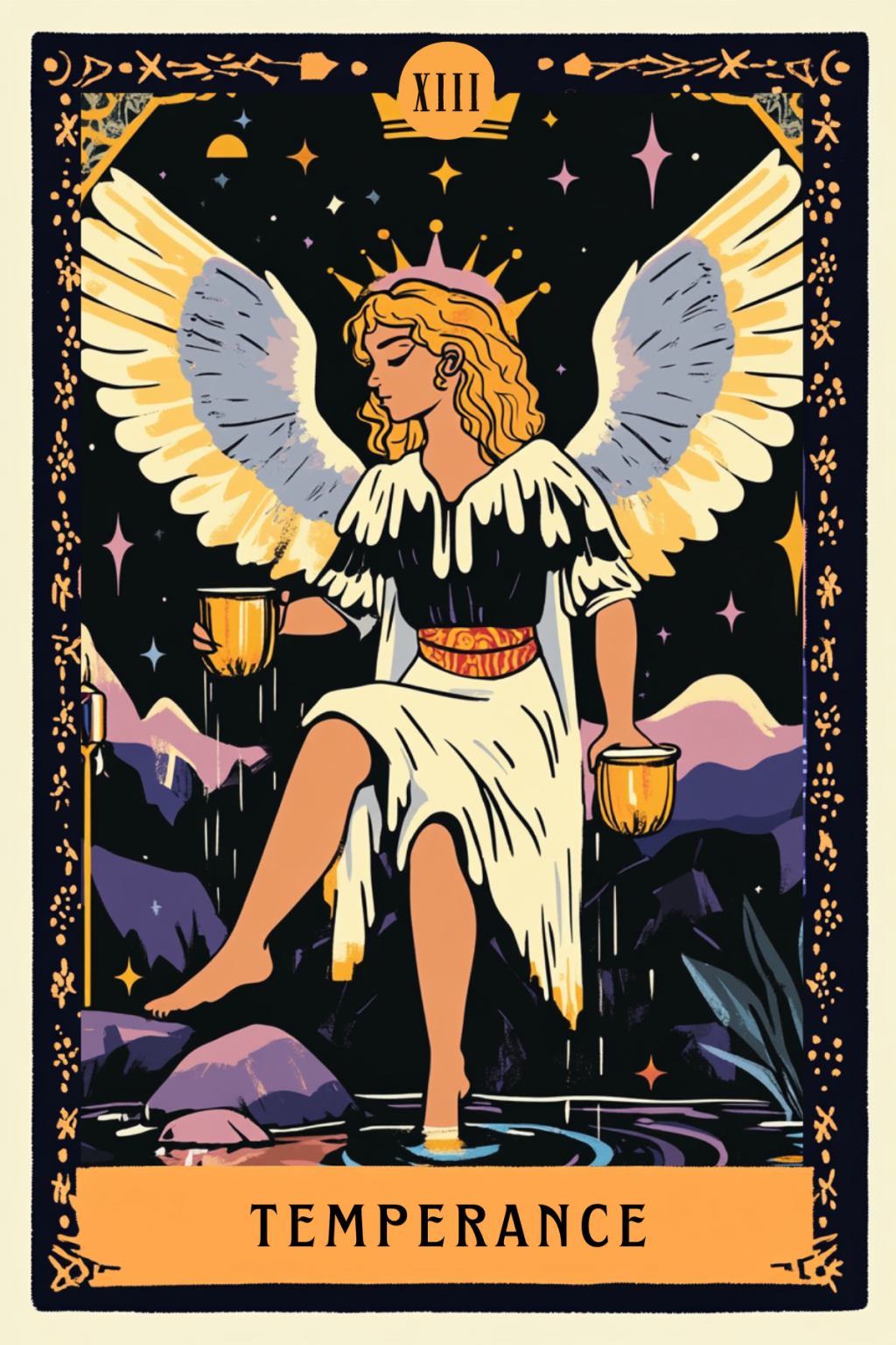 Temperance Tarot Card Meaning XIV (Upright & Reversed)
