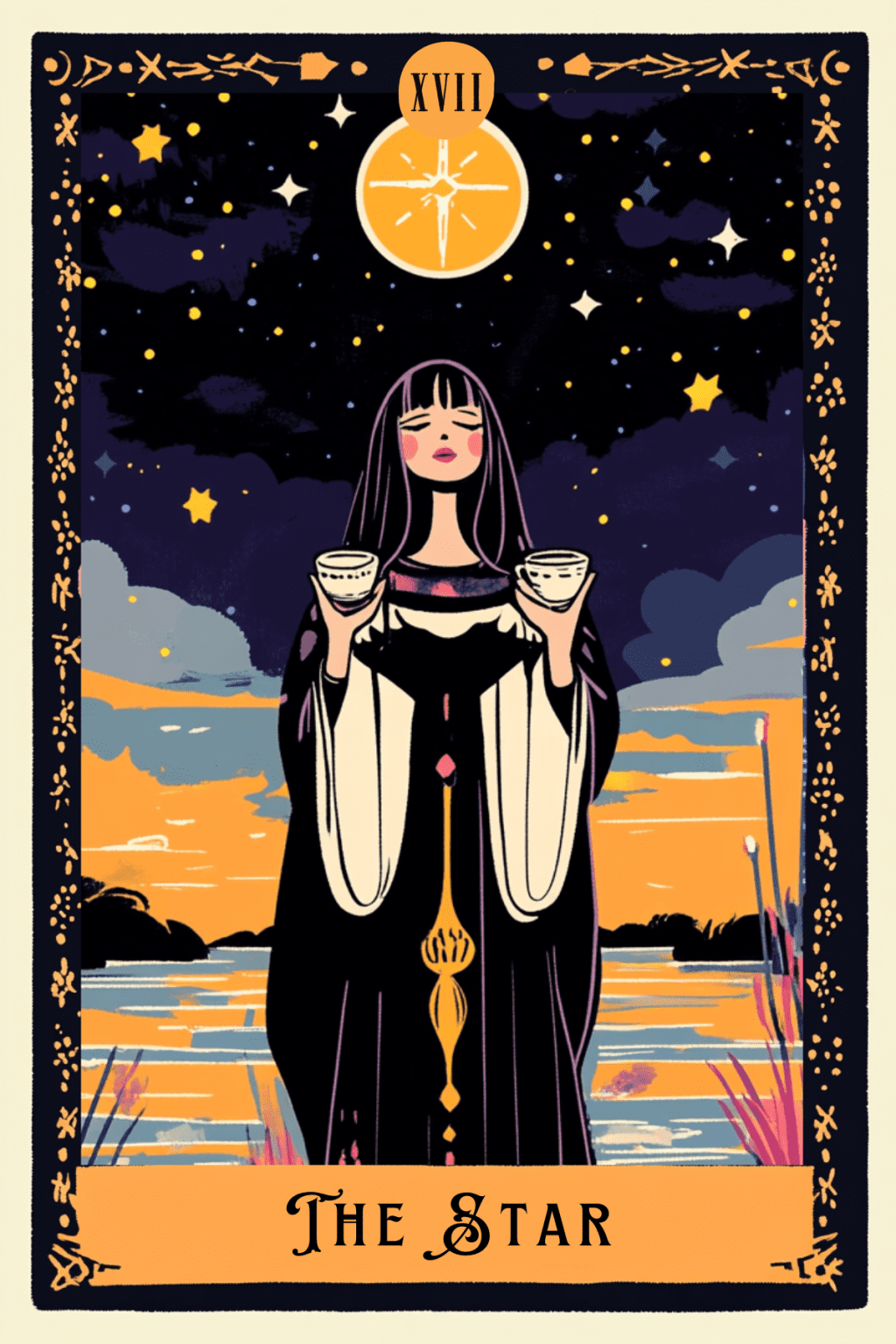 The Star Tarot Card Meaning XVII (Upright & Reversed)