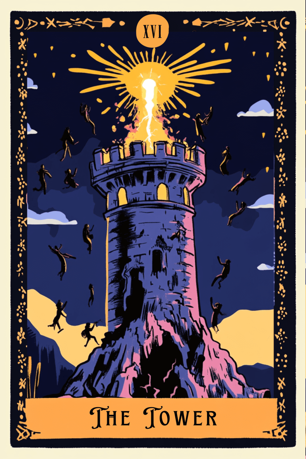 The Tower Tarot Card Meaning XVI Upright Reversed The Tower Tarot Card Meaning XVI Upright Reversed